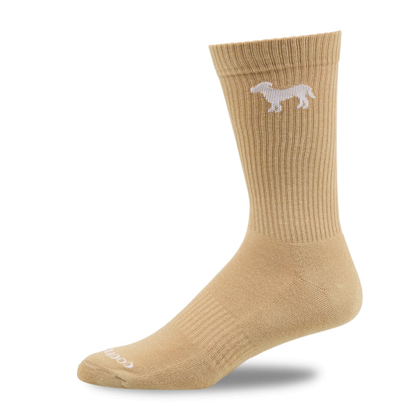 Original Crew Sock | Khaki - Cooper & Jin